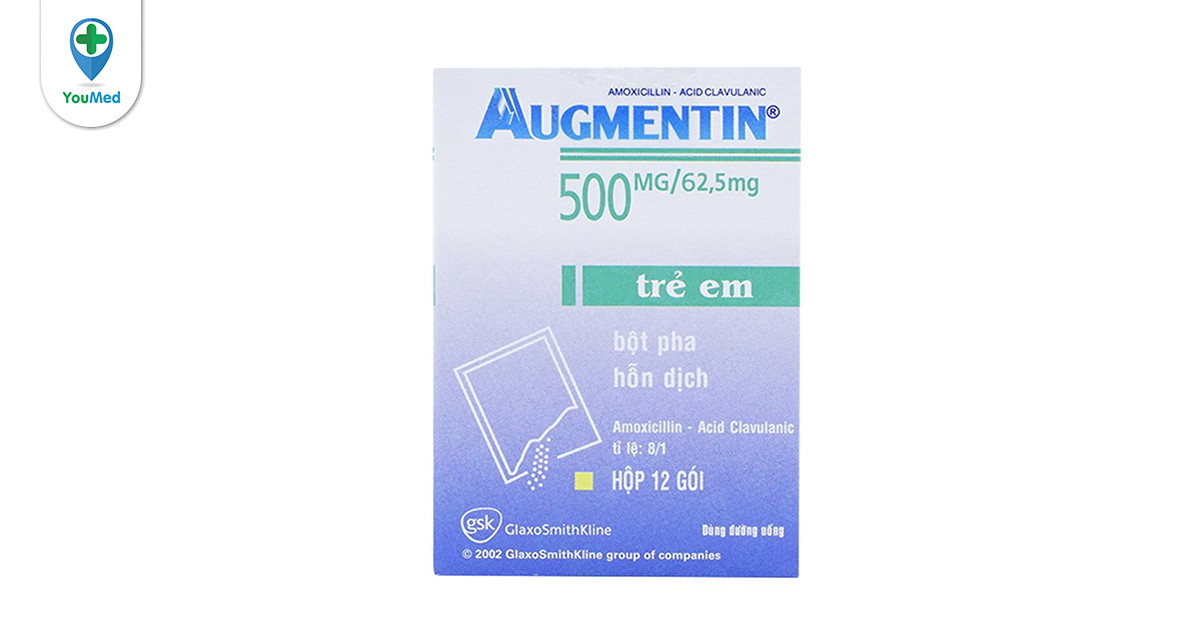 Thuốc Augmentin 500 mg/62.5 mg: Công dụng và lưu ý