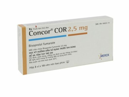 Thuốc Concor® (Bisoprolol fumarate): Công dụng, cách dùng và lưu ý