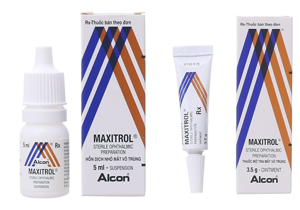 Thuốc Maxitrol (dexamethasone, neomycin, polymycin B)