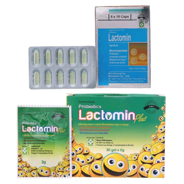 Men vi sinh Lactomin/Lactomin Plus: Bổ sung vi khuẩn có ích đường ruột
