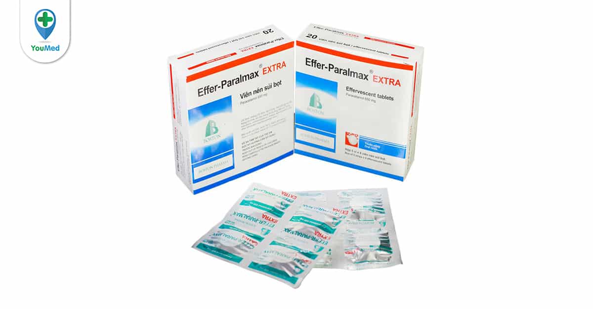 Viên sủi Effer Paralmax Extra: Công dụng, cách dùng và lưu ý - YouMed