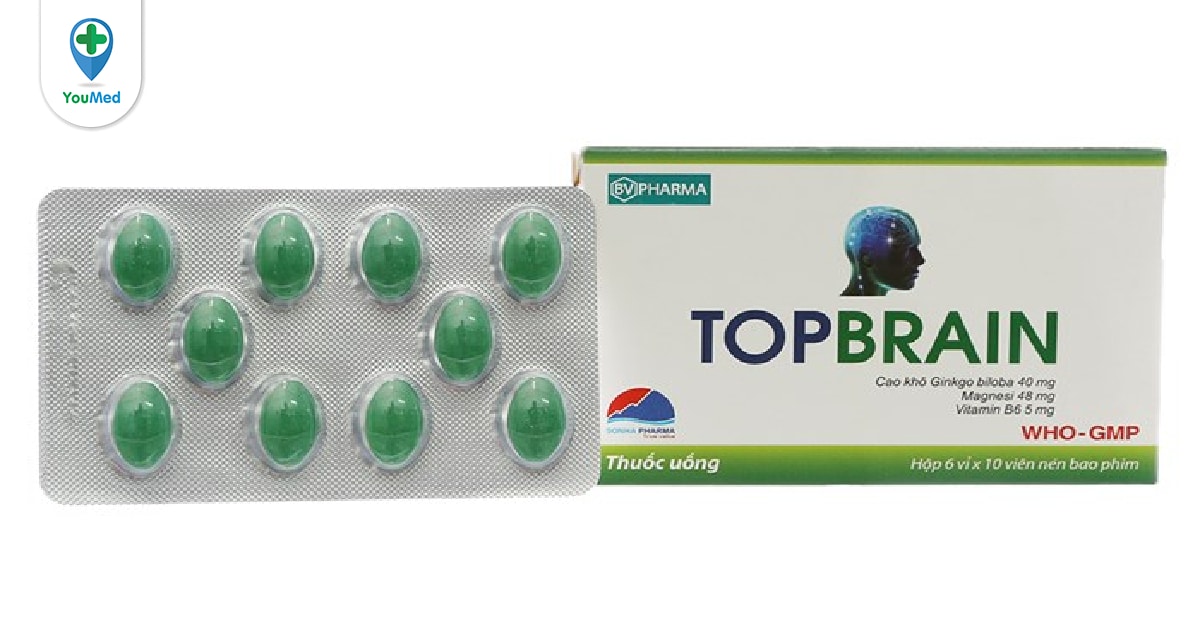 Cải thiện bệnh lý tuần hoàn não với thuốc Topbrain - YouMed