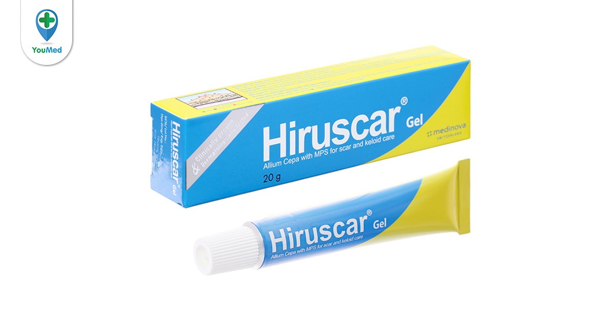 Gel trị sẹo Hiruscar: Cách dùng và các lưu ý khi sử dụng - YouMed