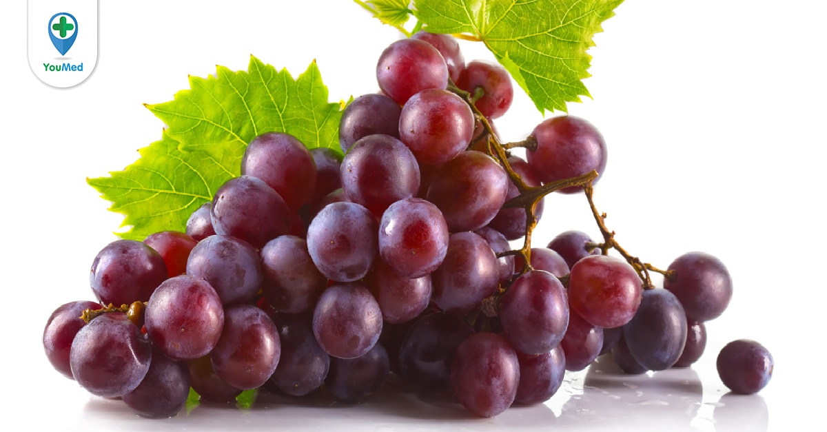 Nho và những lợi ích vàng đối với sức khỏe - YouMed