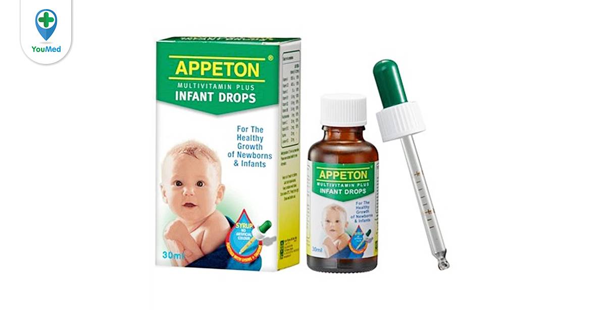 Appeton Infant Drop - siro bổ sung vitamin cho trẻ có tốt không? - YouMed