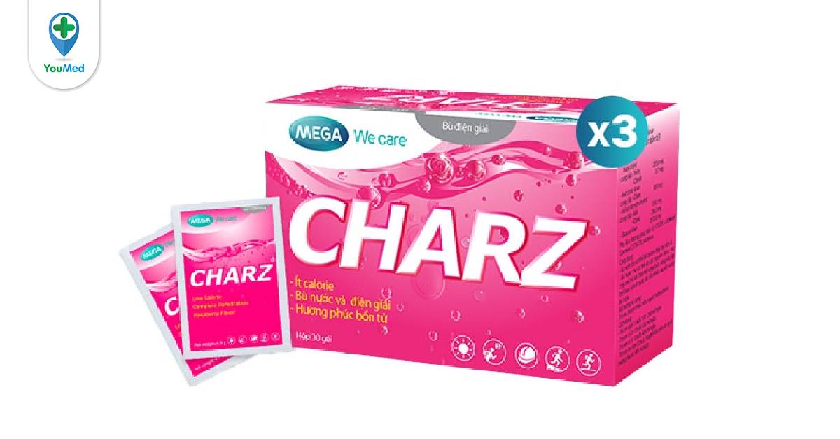 Thực phẩm bù nước và điện giải Charz: Công dụng, cách dùng và lưu ý