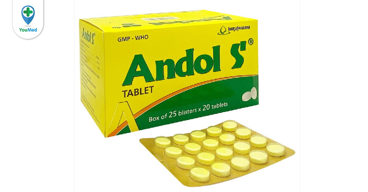 Andol S Imexpharm là thuốc gì? Công dụng, cách dùng và lưu ý khi dùng ...
