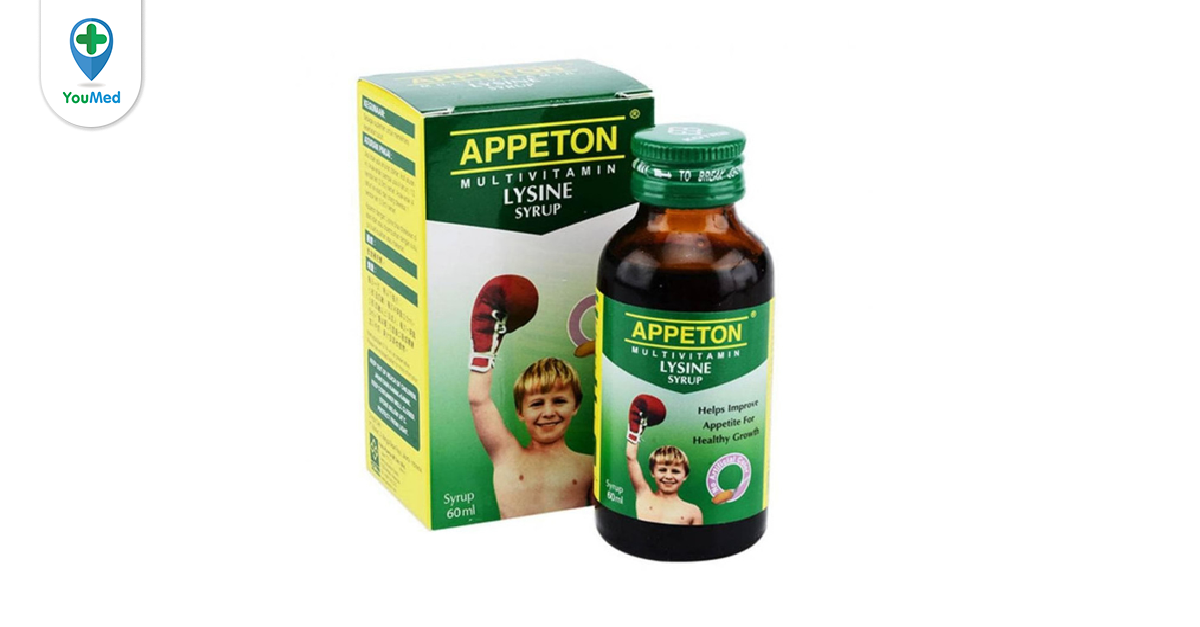 Appeton Lysine Syrup là thuốc gì? Công dụng, cách dùng và lưu ý khi ...