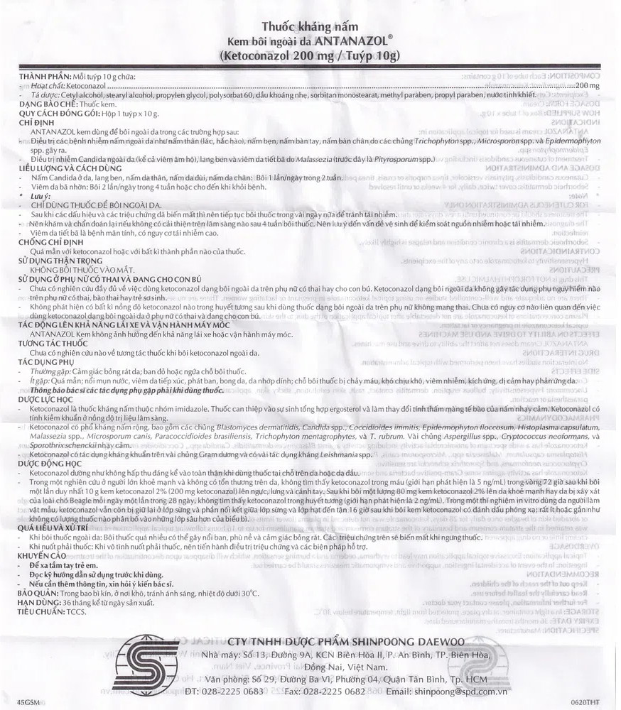 Antanazol là thuốc gì? Công dụng, cách dùng và lưu ý khi dùng - YouMed