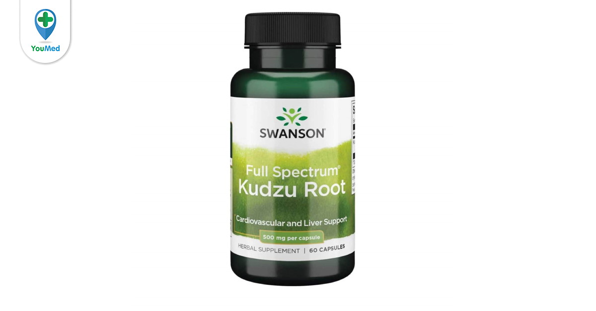Viên hỗ trợ cai rượu Kudzu Root có tốt không? Lưu ý khi dùng - YouMed