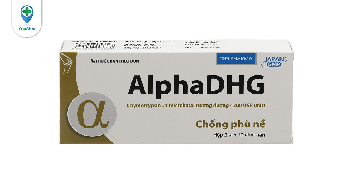 AlphaDHG là thuốc gì? Công dụng, cách dùng và lưu ý - YouMed
