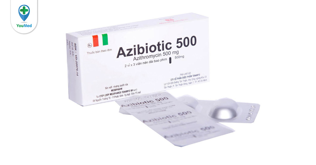 Azibiotic là thuốc gì? Công dụng, cách dùng và lưu ý khi dùng - YouMed