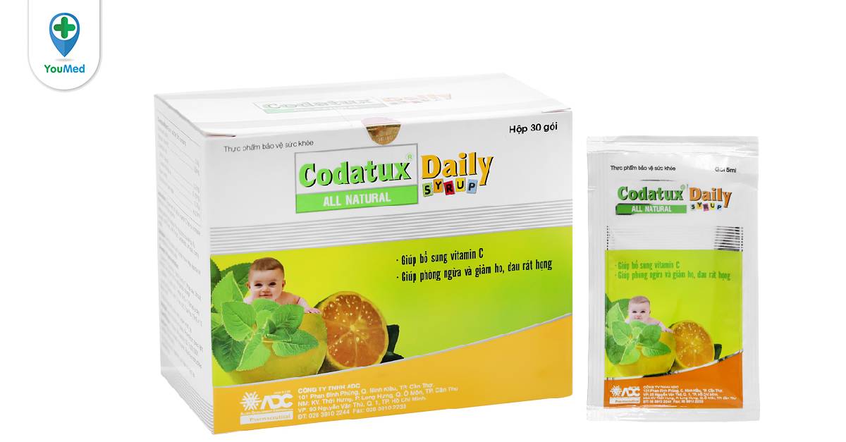 Siro ho Codatux Daily có tốt không? Lưu ý khi dùng - YouMed