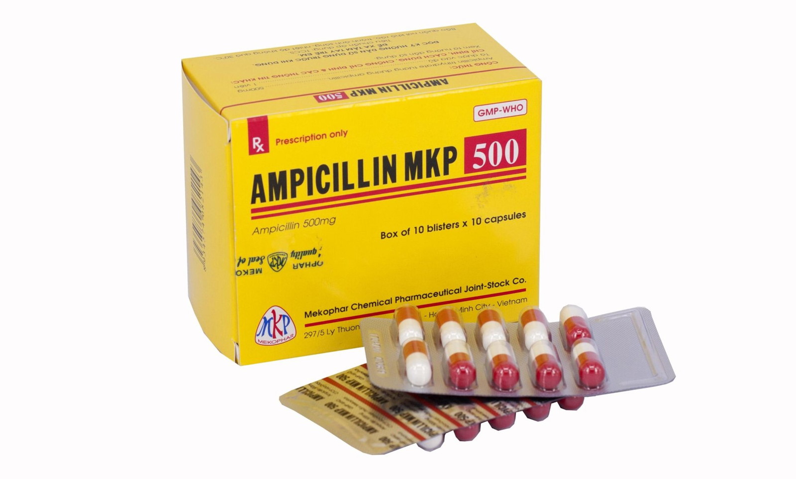 Ampicillin Mekophar là thuốc gì? Công dụng, cách dùng và lưu ý khi dùng ...