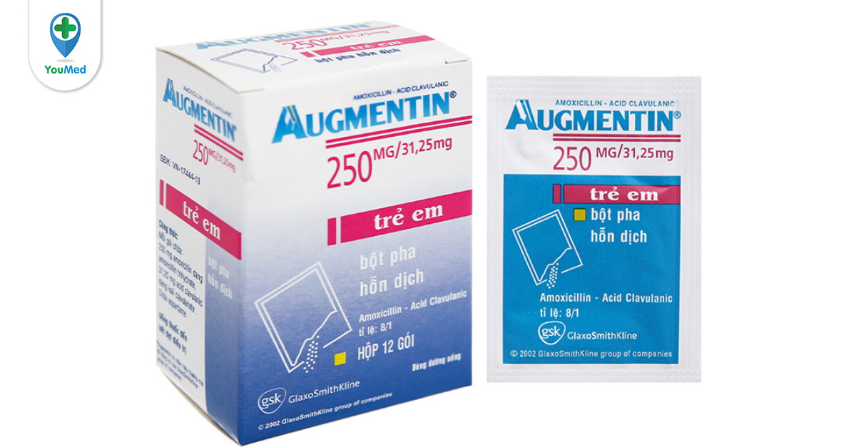 Bột pha Augmentin là thuốc gì? Công dụng, cách dùng và lưu ý khi dùng - YouMed