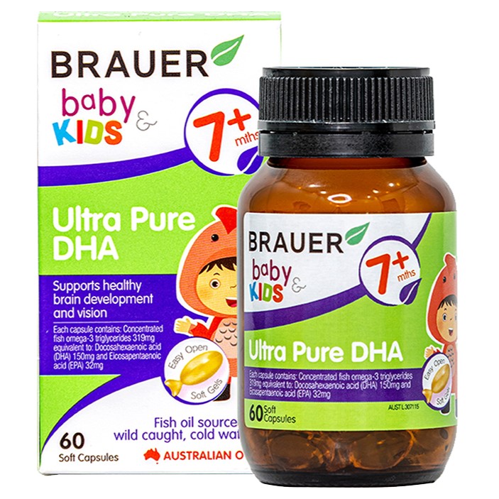 Viên uống bổ sung DHA Brauer Ultra Pure DHA có tốt không? Cần lưu ý gì ...