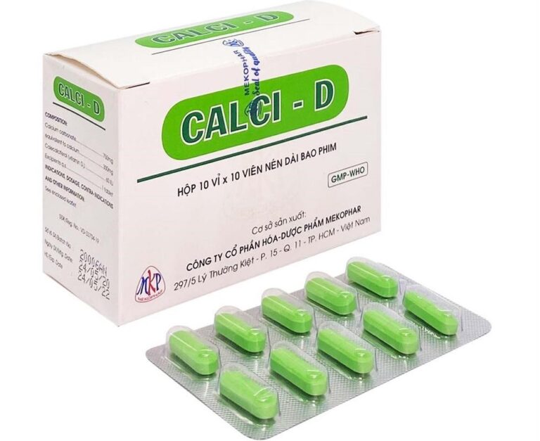 Calci D Mekophar là thuốc gì? Công dụng, cách dùng và lưu ý khi dùng - YouMed